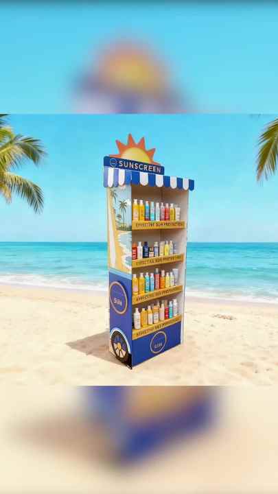 Custom Cardboard Display Stands & Racks for Retail Store, Supermarket ...