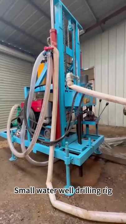 Advanced Movable Water Well Drilling Rig with Diesel/Electric Power and ...