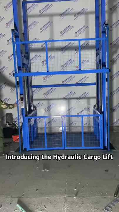 vertical cargo lift platform Hydraulic Cargo Lift Platform used cargo ...