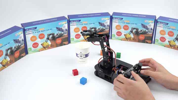 ACEBOTT China Made Stem Robot Arm Kit Set DIY Coding With Tutorial ...