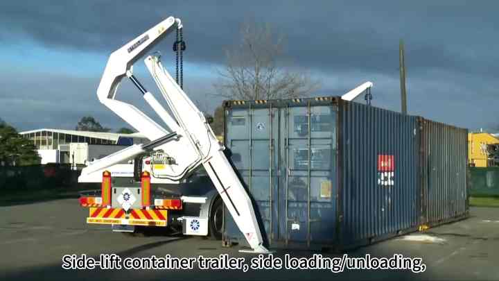 Fudeng 40ft Steel Flatbed Truck Trailer 3axle 12 Twist Locks for ...