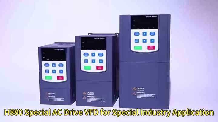 FMZ H880G Series 45kW 380V 3-Phase Vector Control Solar VFD Inverter ...