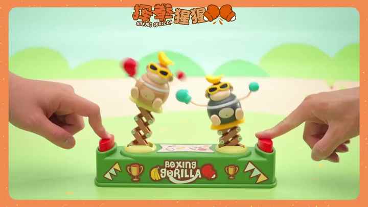 MILI Two-Person Battle Classic Table Game Fist Swing Orangutan Bouncing ...