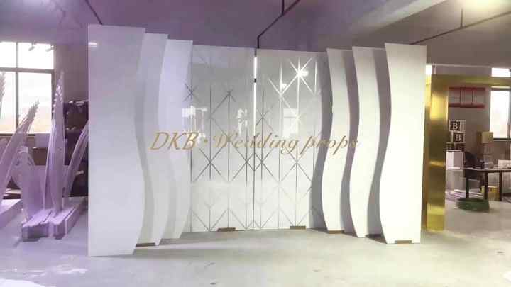 Customized Acrylic PVC Wedding Backdrop - Easy Assembly