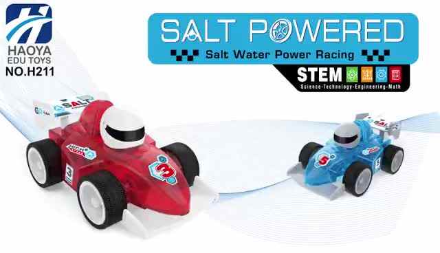 DIY Science Kit Water Powered Car New Energy Salt Water Powered Racing ...