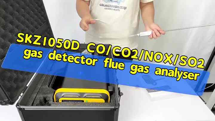 SKZ SKZ2050D-CO CO2 SO2 NOX Portable Multi-Gas Detector Combustible LCD ...