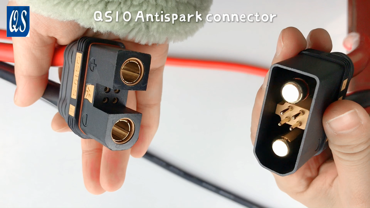 QS10 Anti-Spark Heavy Duty Connectors for E-Bikes & Drones