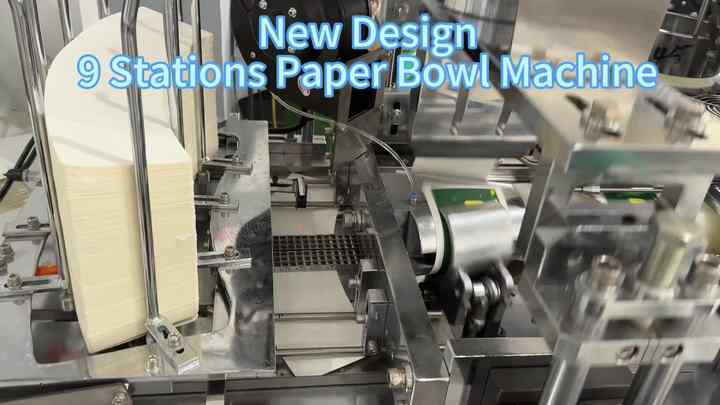 New Design MG-B600-9 Station Kraft Paper Bowl Machine for Salad Bowls ...