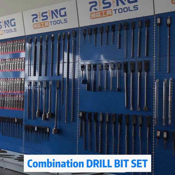 RISING 19PCS M2 HSS Titanium Coated Fully Ground Twist Drill Bit Set ...