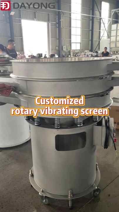 Stainless Steel Rotary Vibratory Sifter Sieve Machine with Motor for ...