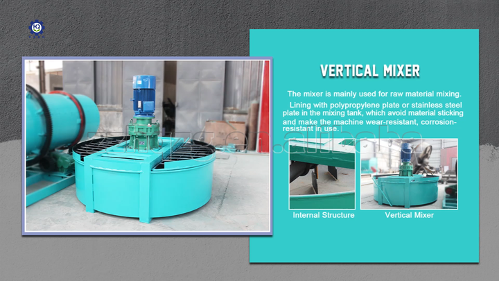 High-Capacity Vertical Disc Mixing System for Industrial Fertilizer ...