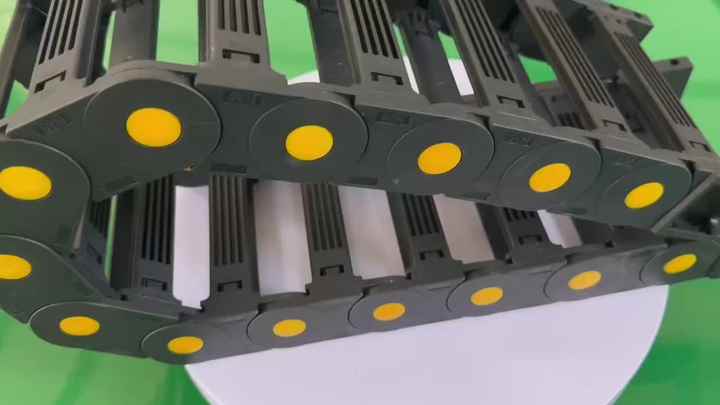 Silent Engineering Plastic Nylon Cable Guide Drag Chain for CNC Machine ...