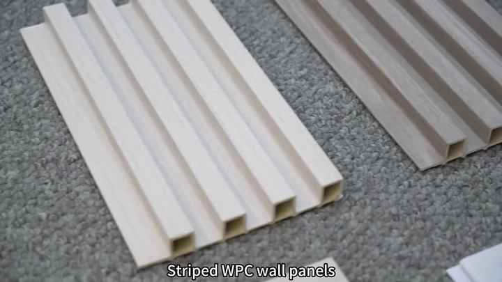 3D Fluted WPC Wall Panel 160*24mm Waterproof Acoustic Wood Veneer ...