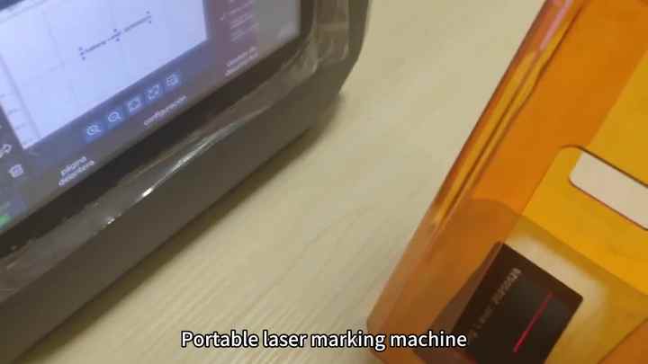 20w 30w Hand-held Marking Machines Portable Marking Equipments Laser ...