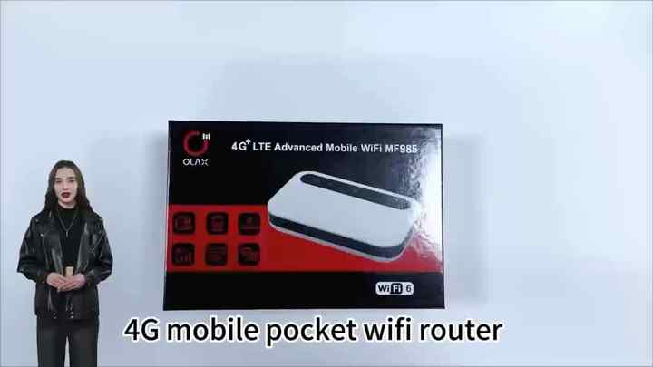 OLAX MF985 4G LTE Portable Wifi Router with 3000mAh Battery - Unlocked ...