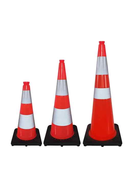 Hi-Vis Fluorescent Orange Flexible PVC Maximum Durability Impact ...