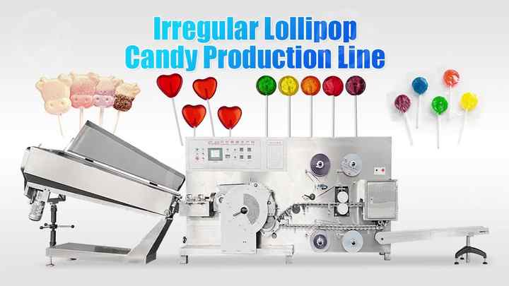 OCEAN Mini Flat Lollipop Press Form Make Production Machine Lollipop ...