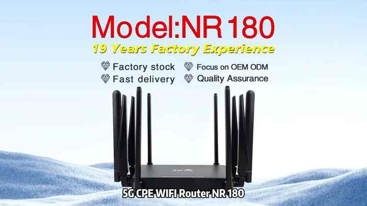 DNXT 5G CPE WiFi6 Router with 10 External Antennas Dual Band 2.4GHz ...