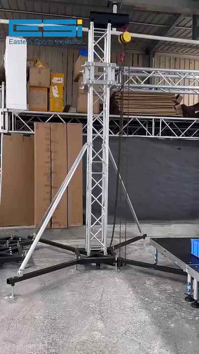 ESI2026 Modular Stage with 4 Legs Aluminum Stage Podium Anti slip ...