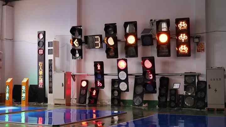 Shengxinda Integrated LED Pedestrian Traffic Light Red Yellow Green ...