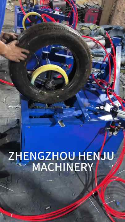 Precision Truck Tire Ring Cutter Used Tire Shredder Machine Used Tire ...