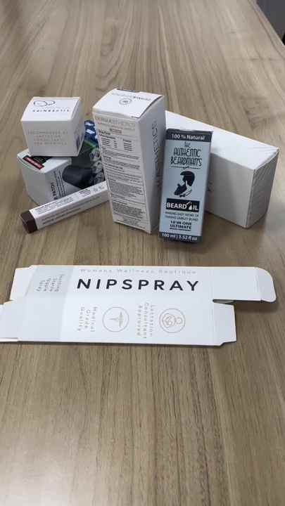 350gsm White Card Food Box Packaging Chocolate Foldable Paper Box for ...