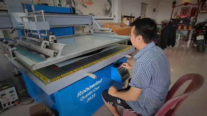 Robowind A1 Semi-Automatic New Screen Printing Machine Large Format ...