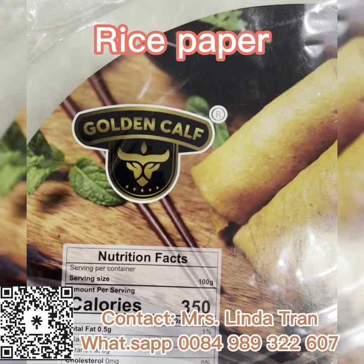 Premium Quality White 22cm Rice Paper Spring Roll Wrapper