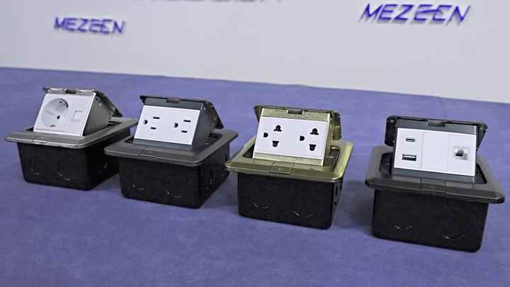 Floor Socket Outlet Europe Switch Socket Rj45 Network Socket+German ...