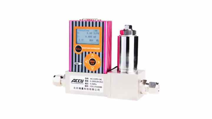 ACCU Digital Gas Flow Meter MFC for H2, N2 Laboratory Flow Analyzer ...