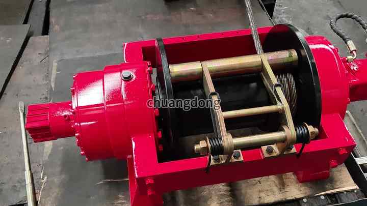 Hydraulic Pulling Capstan Winch with Wire Rope for Tow Truck/Crane ...