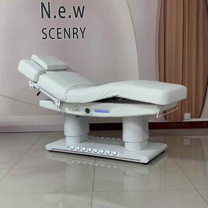 Luxury Spa Massage Bed with 4 Motors - MEROYA Beauty Salon Furniture