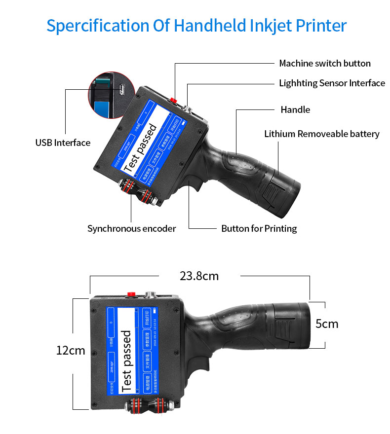 plastic bag bar code plastic inkjet direct printing machine smart inkjet printing machine