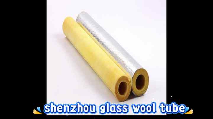 Glass Wool Pipe Insulation Glass Wool Fiber Glass Wool Tube Insulation ...