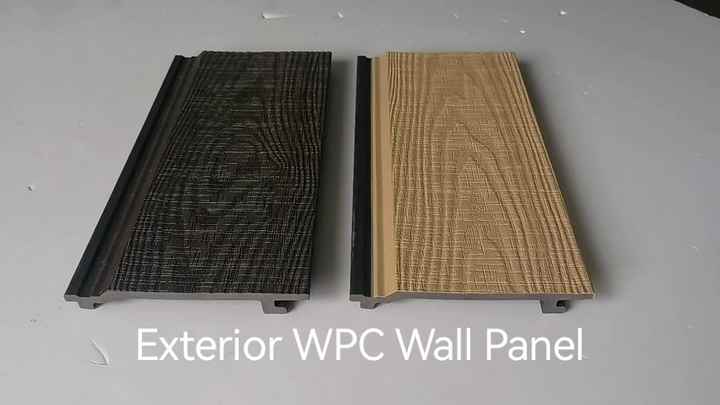 156X21MM/174X21MM Siding Panels Exterior Wall Wpc Siding Wall Cladding ...