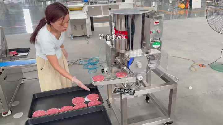 Automatic Countertop Meat Pie Machine Chicken Nugget and Meatloaf ...