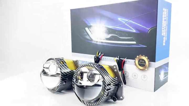 Bi LED Laser Projector Lens Car Headlight DRL Running Light 3.0 Inch Bi ...