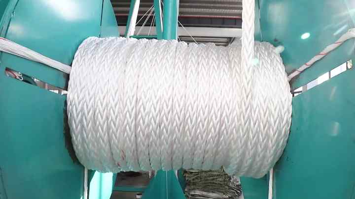 Plastic PP Mooring Rope 8-Strand Polypropylene Ropes 52MM PP Port ...