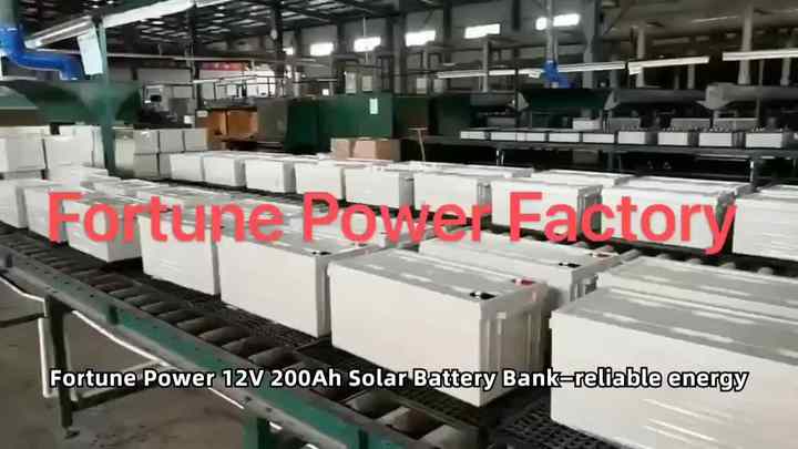 Fortune Power 12V 200Ah LiFePO4 Gel AGM Solar Battery 6000-Cycle 16 ...