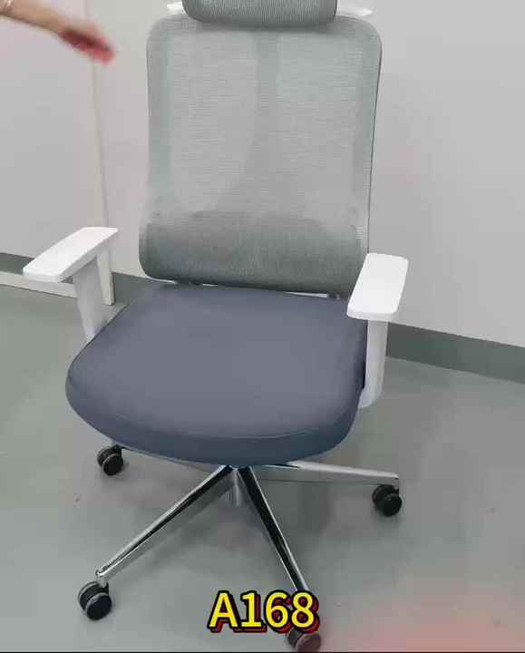 Ergonomic Office Chair Full Mesh Fabric Recliner With Adjustable ...