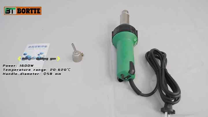 Pvc Banner Heat Gun Membrane Welding Gun Tools 1600W Thermoplastic ...