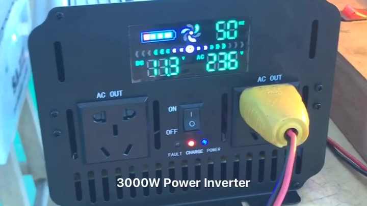 3000Watt True Power Solar Inverter Pure Sine Wave 12V 220V DC AC Single ...