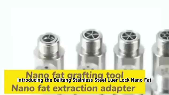 Stainless Steel Luer Lock Nano Fat Extraction Nano Fat Emulsifier ...