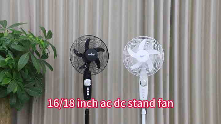 SENBI 16 Inch AC DC Rechargeable Stand Fan Lithium Battery Fan with USB ...