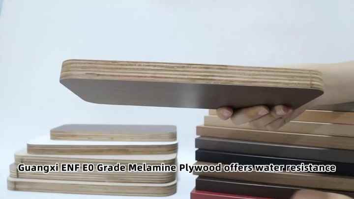 Melamine Faced Eucalyptus Veneer Plywood-E0 Formaldehyde Water ...