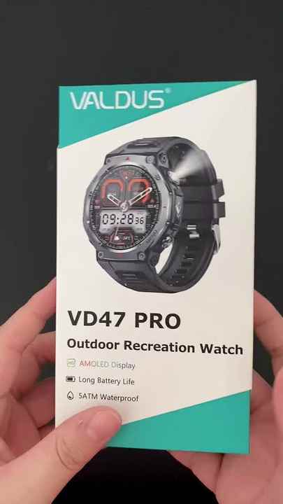 VALDUS VD47 PRO Smartwatch - Heart Rate & Blood Oxygen Monitor