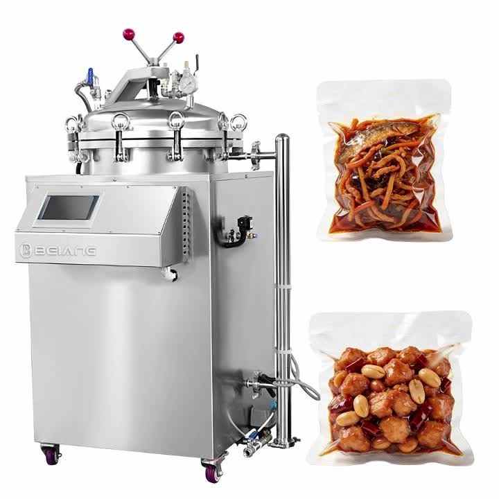 BL-LS-100L Industrial Autoclave Back Pressure Machine Food Sterilizer ...