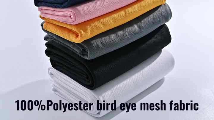 Breathable 100% Polyester Bird Eye Mesh Fabric for Activewear ...