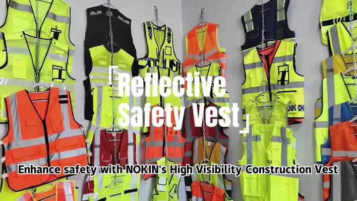 ANSI Class 2 Waterproof Heavy Duty Safety Vest for Men Logo Industrial ...