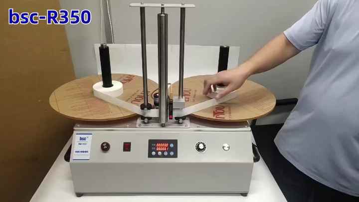 Bsc-R350 Roll Label Counter Machine 450mm Reel to Reel Label Rewinder ...